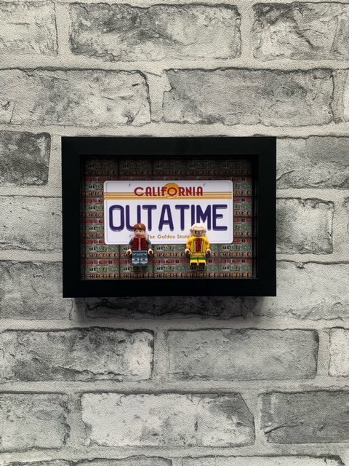 Cinematic OUTATIME Frame | Handmade Movie-inspired Wall Art - Etsy UK