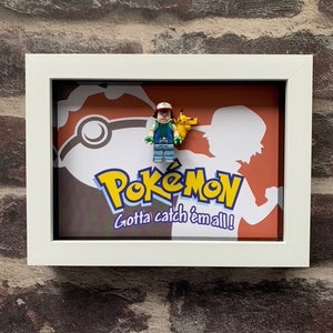 Pokémon Ash & Pikachu Mini Figure Picture Frame, Ideal Gift Idea for ...