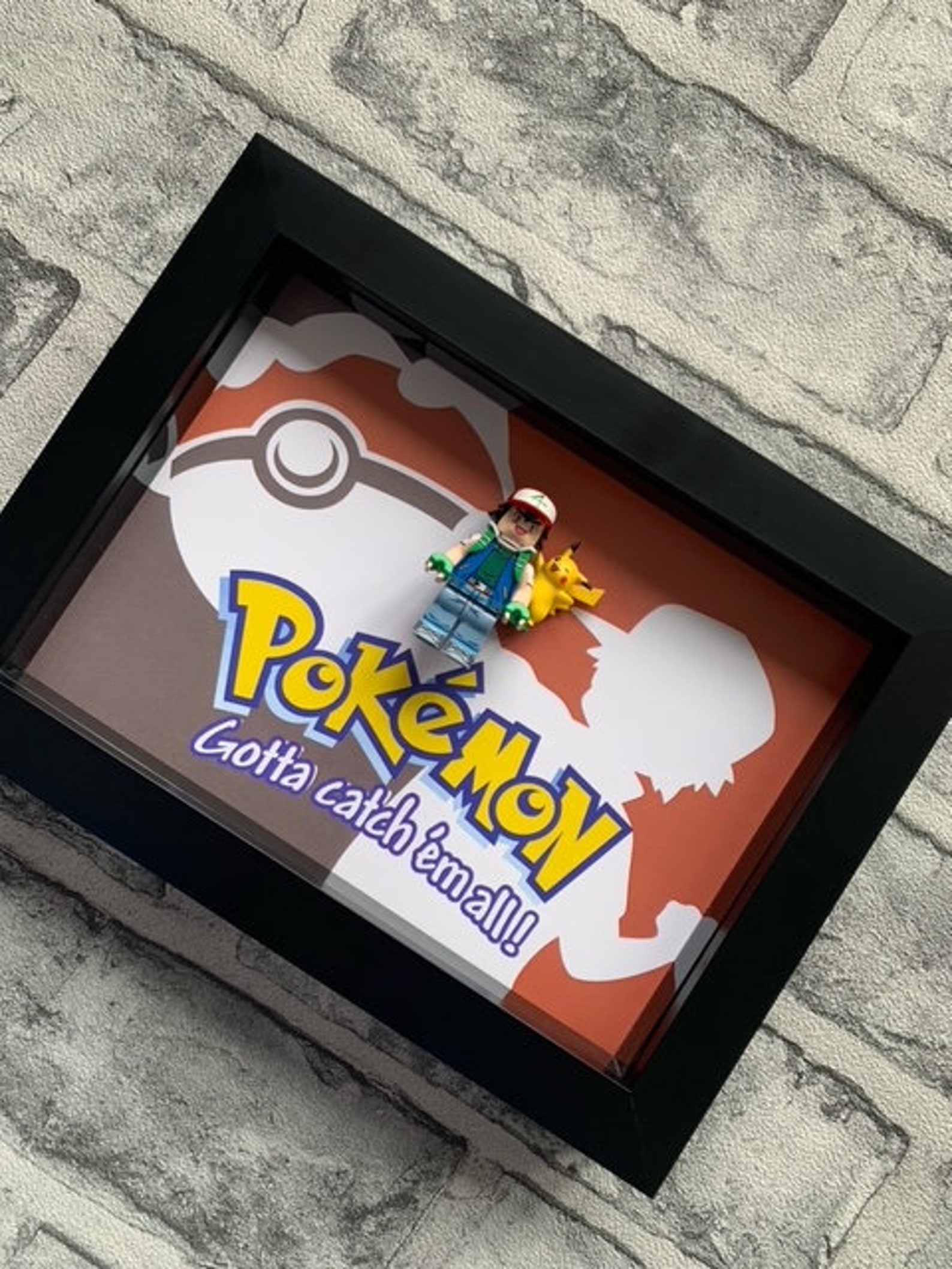 Pokémon Ash & Pikachu Mini Figure Picture Frame Ideal Gift - Etsy UK