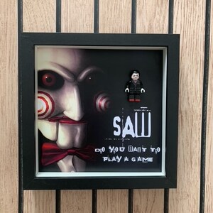 Horror Movie Collection SAW - Billy Minifigz Framed - Ideal Gift Idea ...