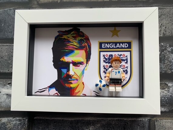 David Beckham Mini Figure Picture Frameiconic Sports Star - Etsy
