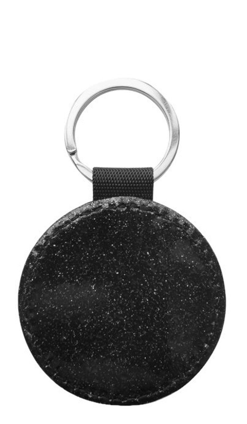 Van Goghs Starry Night Vegan Leather Keychain - Etsy