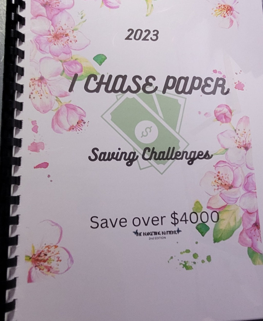 I CHASE PAPER Spiral Bound Money Saving Challenge Booklet Physical, Color in ,20 Savings Sheets ...
