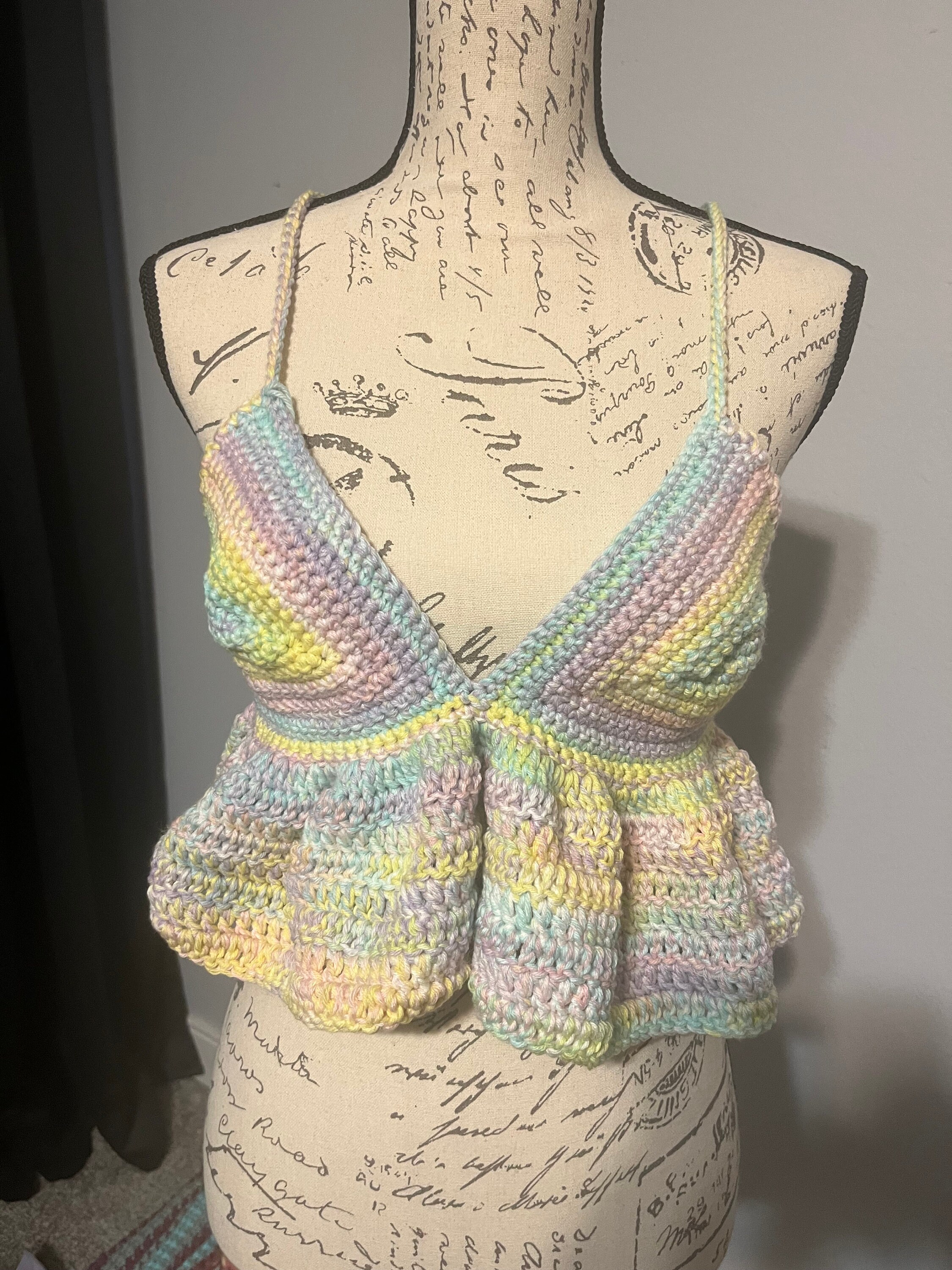 Ruffle Halter Top - Etsy
