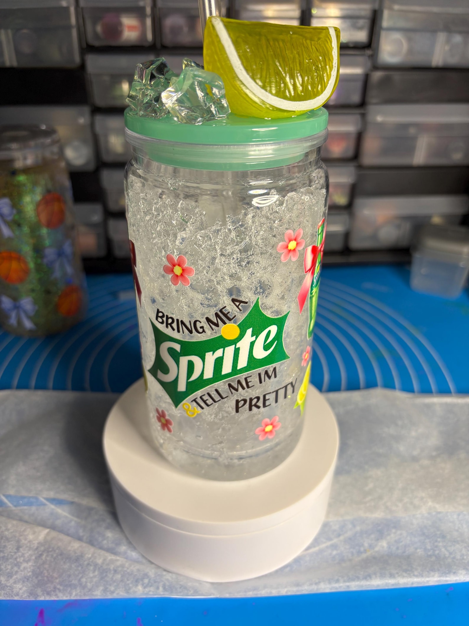 Sprite Theme Tumbler - Etsy