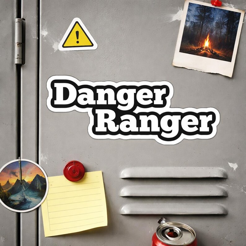 Danger Ranger Sticker | Funny Truck Decal | Waterproof Vinyl (3x3, 4x4 ...