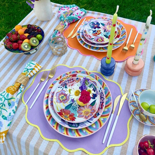 Colorful Placemats - Etsy