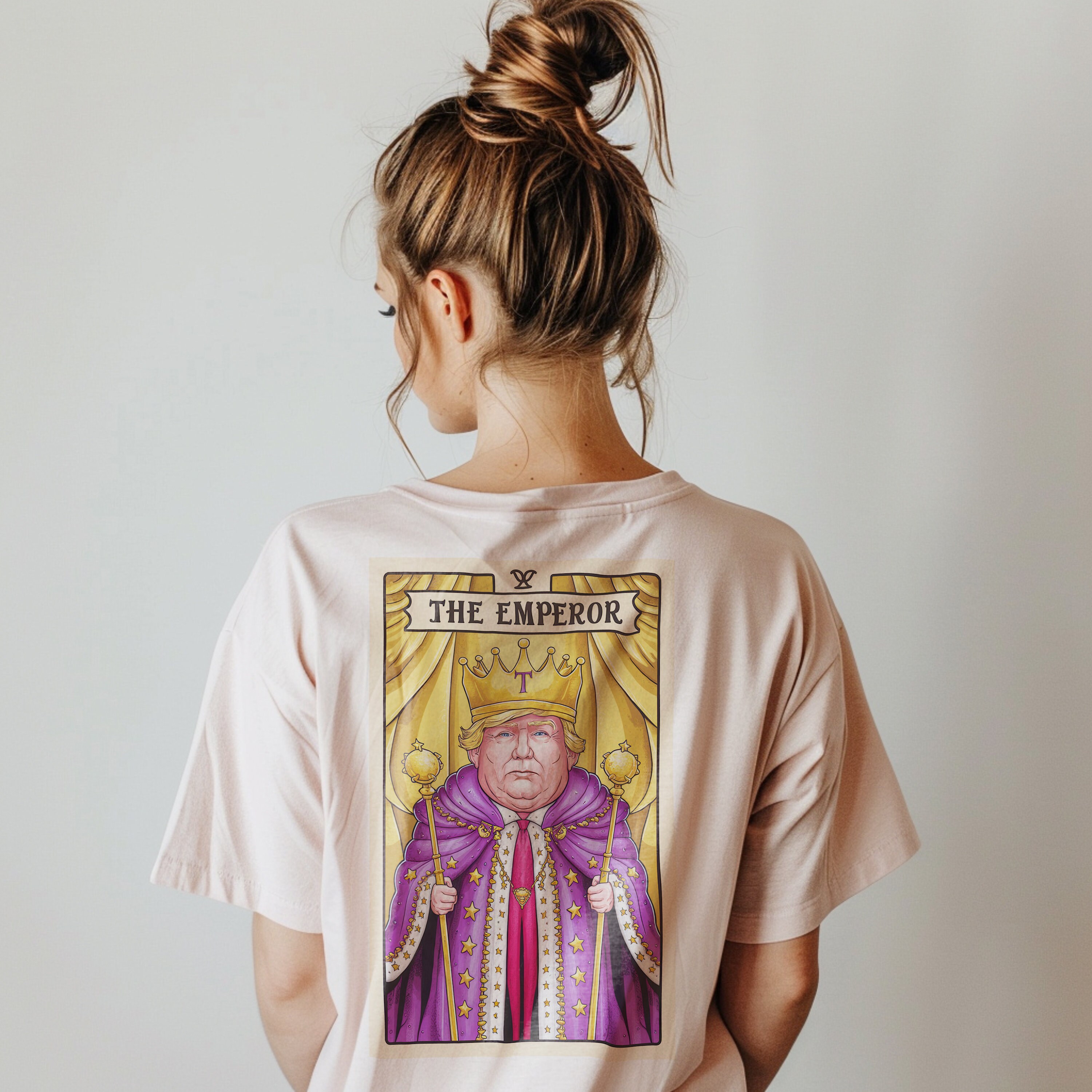 The Emperor Trump Tarot Card PNG - Funny President Trump Sublimation ...