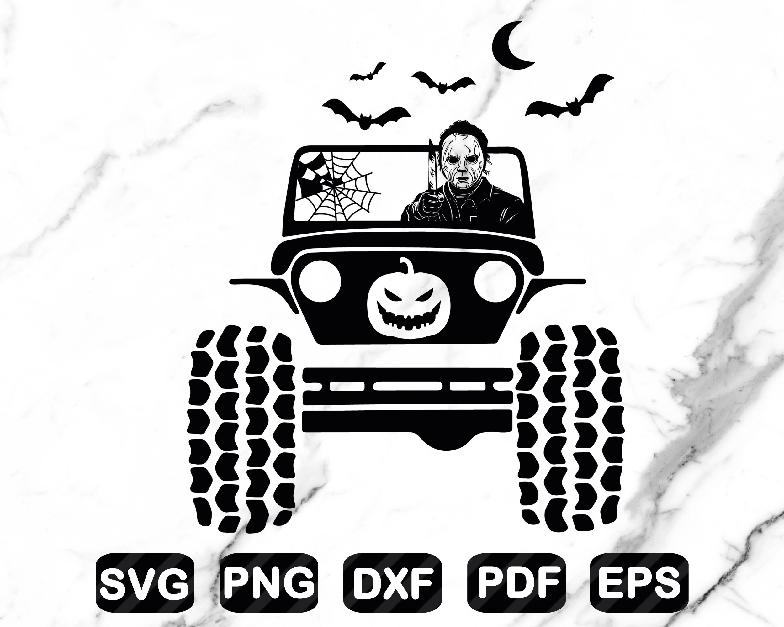 Horror Offroad Svg, Halloween 4x4 Svg for Cricut Files, Instant ...