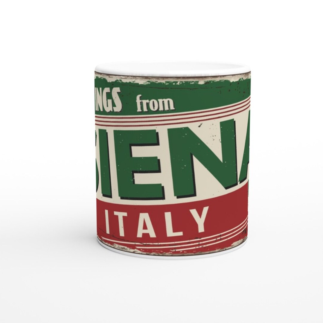 Coffee Mug Siena Tuscany Italy Ceramic Cup 325ml - Etsy