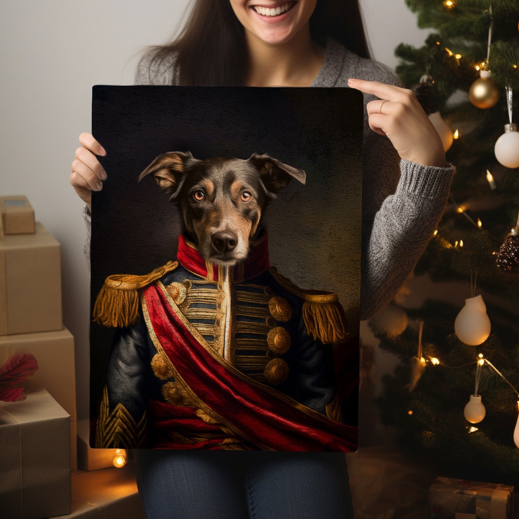 Pet Portrait Art Digital File, Pet Dog Wall Art, Pet Portrait Digital ...