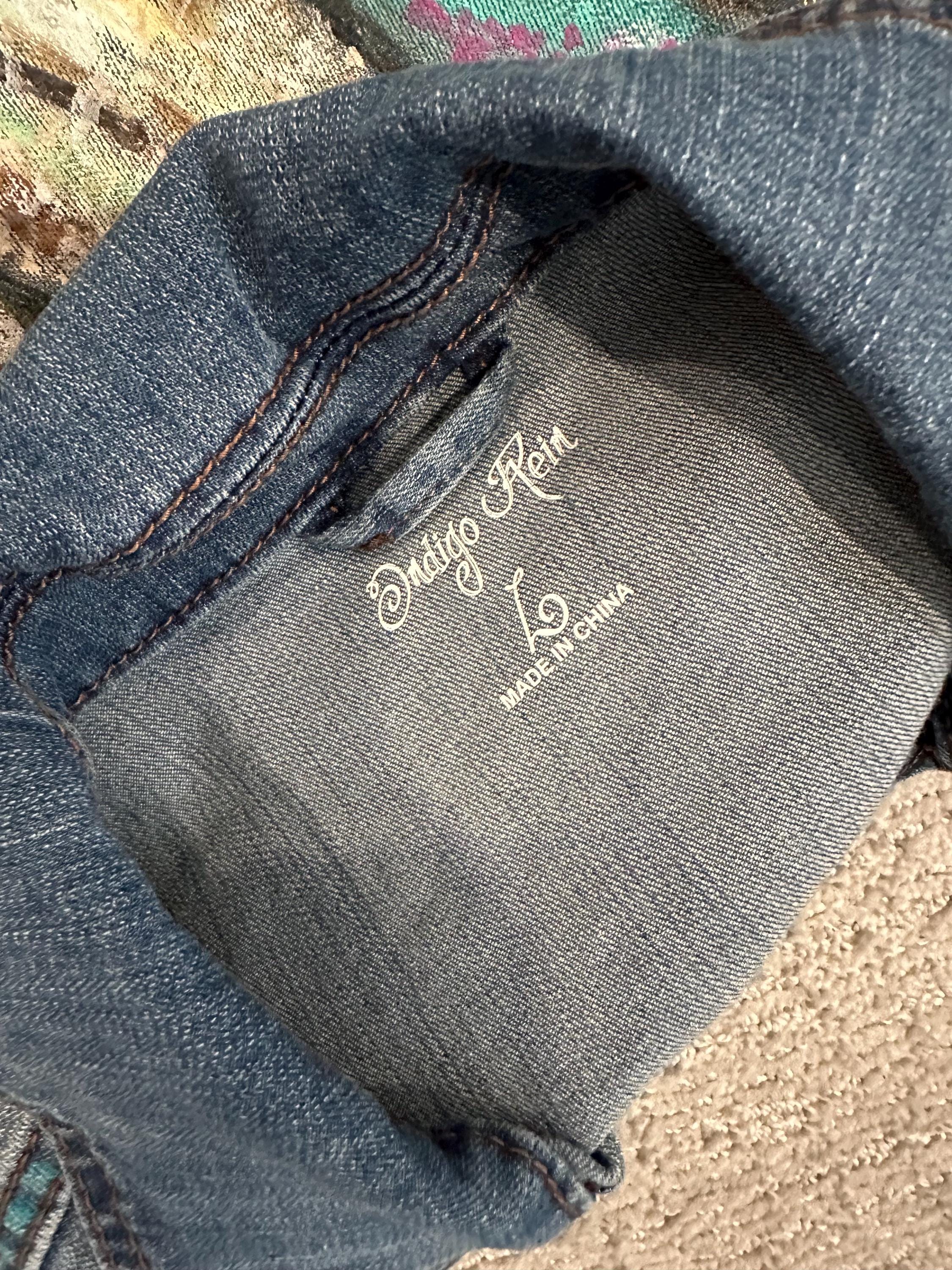 Womens Denim Jacket Handpainted Southwestern Design Rodeo Year-round ...