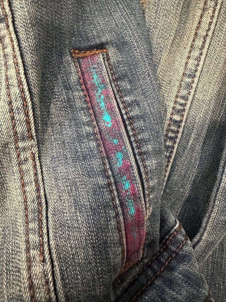 Womens Denim Jacket Handpainted Southwestern Design Rodeo Year-round ...