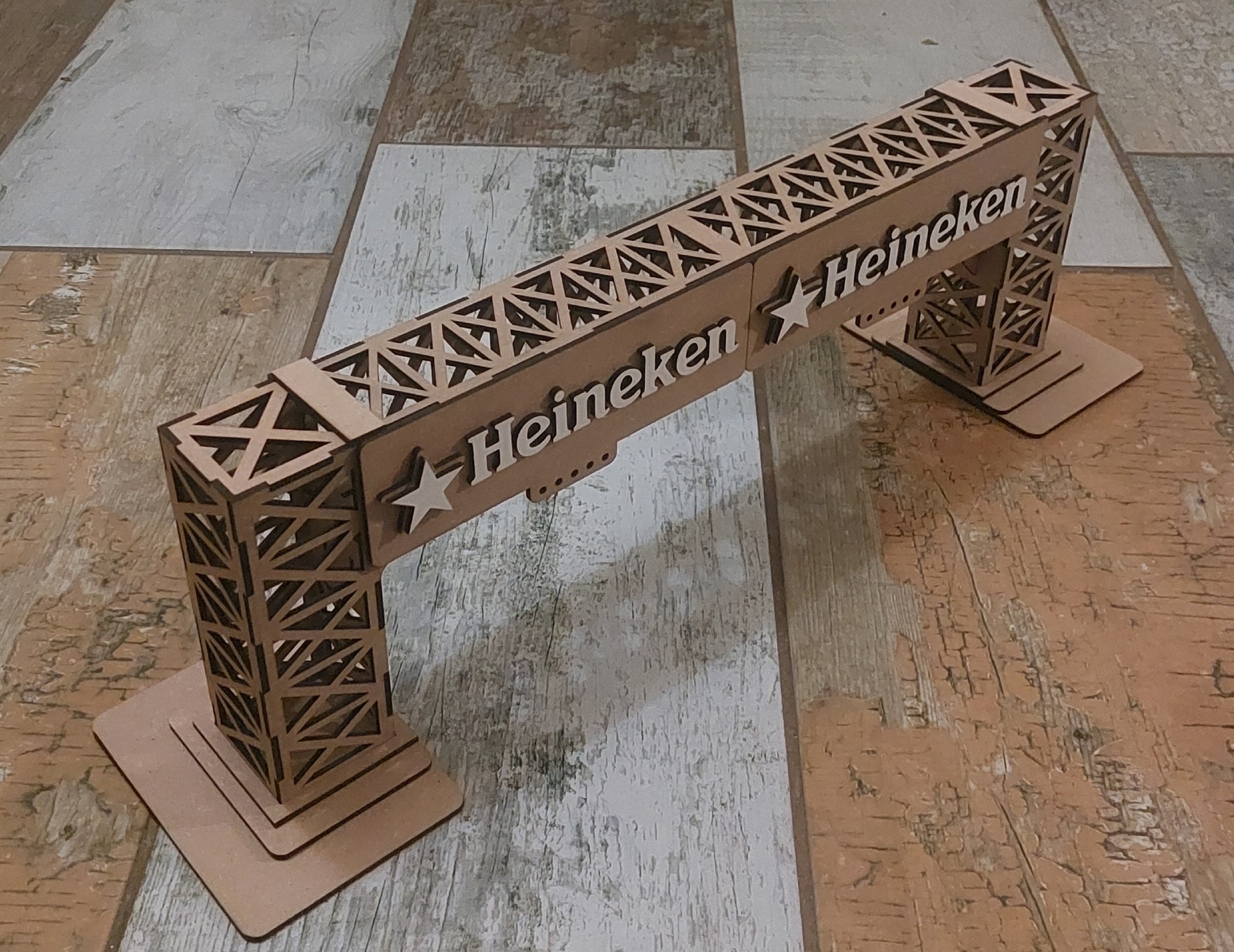 Laser Cut, Digital File. Scalextric Bridge, Race Course Start Finish ...