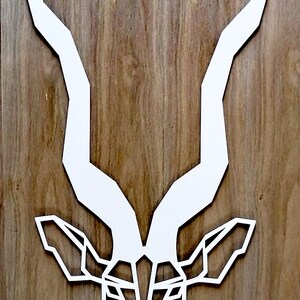 Laser Cut, Digital File. Geometric Deer Head, Kudu. SVG,DXF,AI. - Etsy
