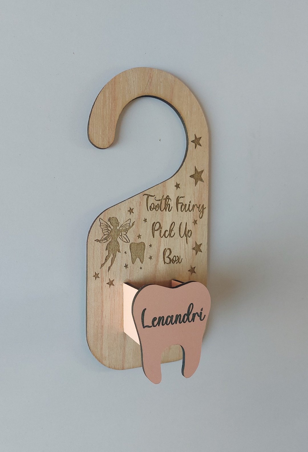 Laser Cut, Digital File. Tooth Fairy Box Hanger. Put in Tooth and ...