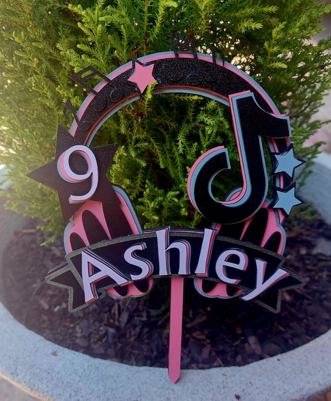 Laser Cut, Digital File. Tik Tok Cake Topper. SVG,DXF and AI File - Etsy