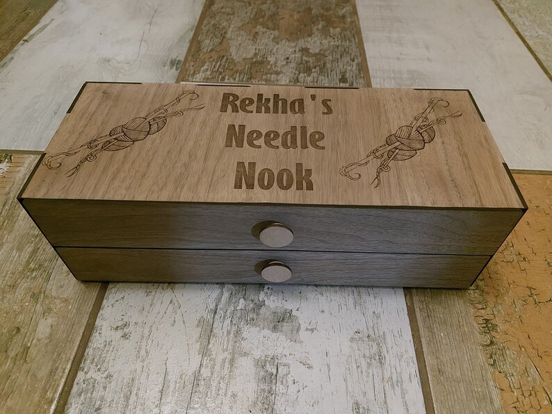 Laser Cut, Digital File. Knitting Box for Knitting Equipment. DXF, SVG ...