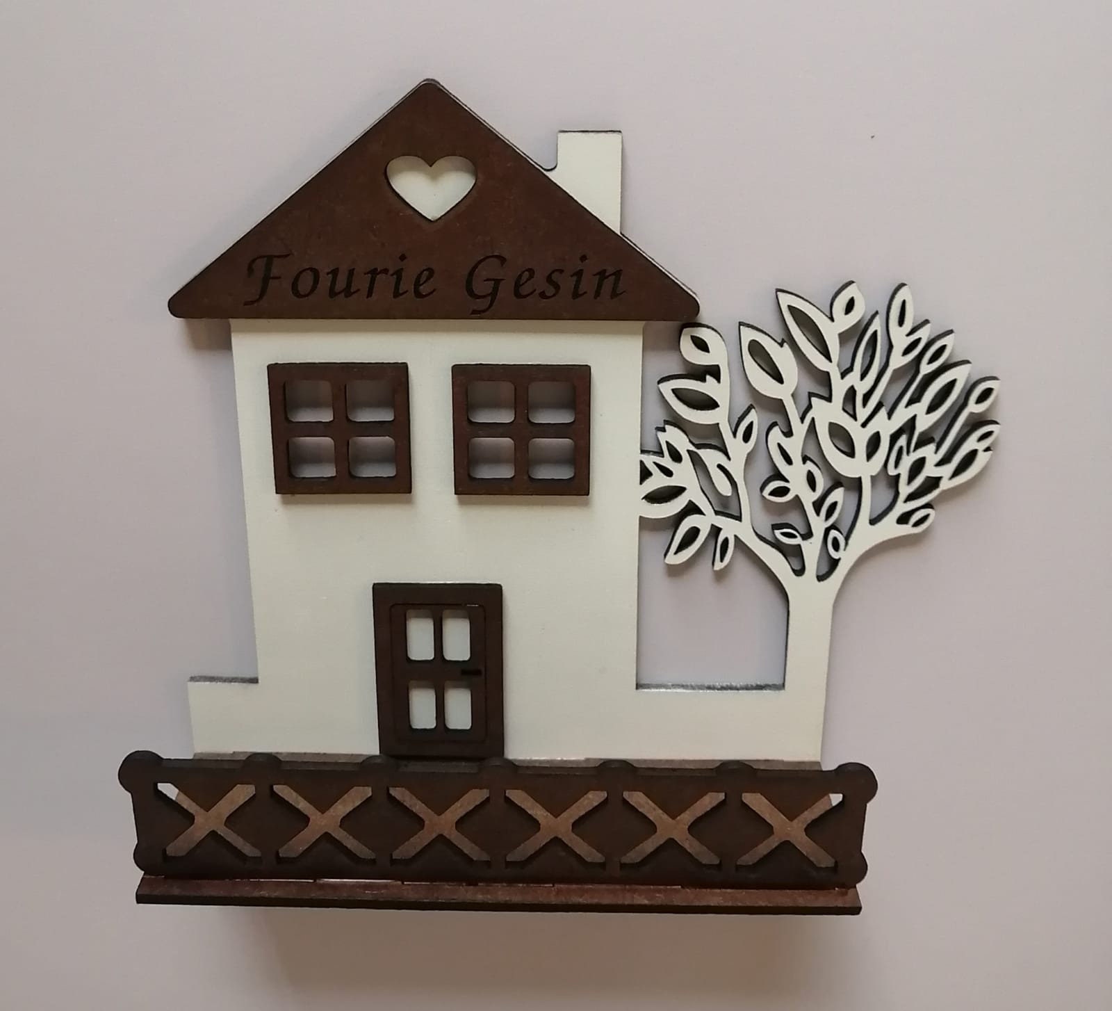 Laser Cut, Digital File. House With Tree Key Holder. SVG,DXF,AI. - Etsy