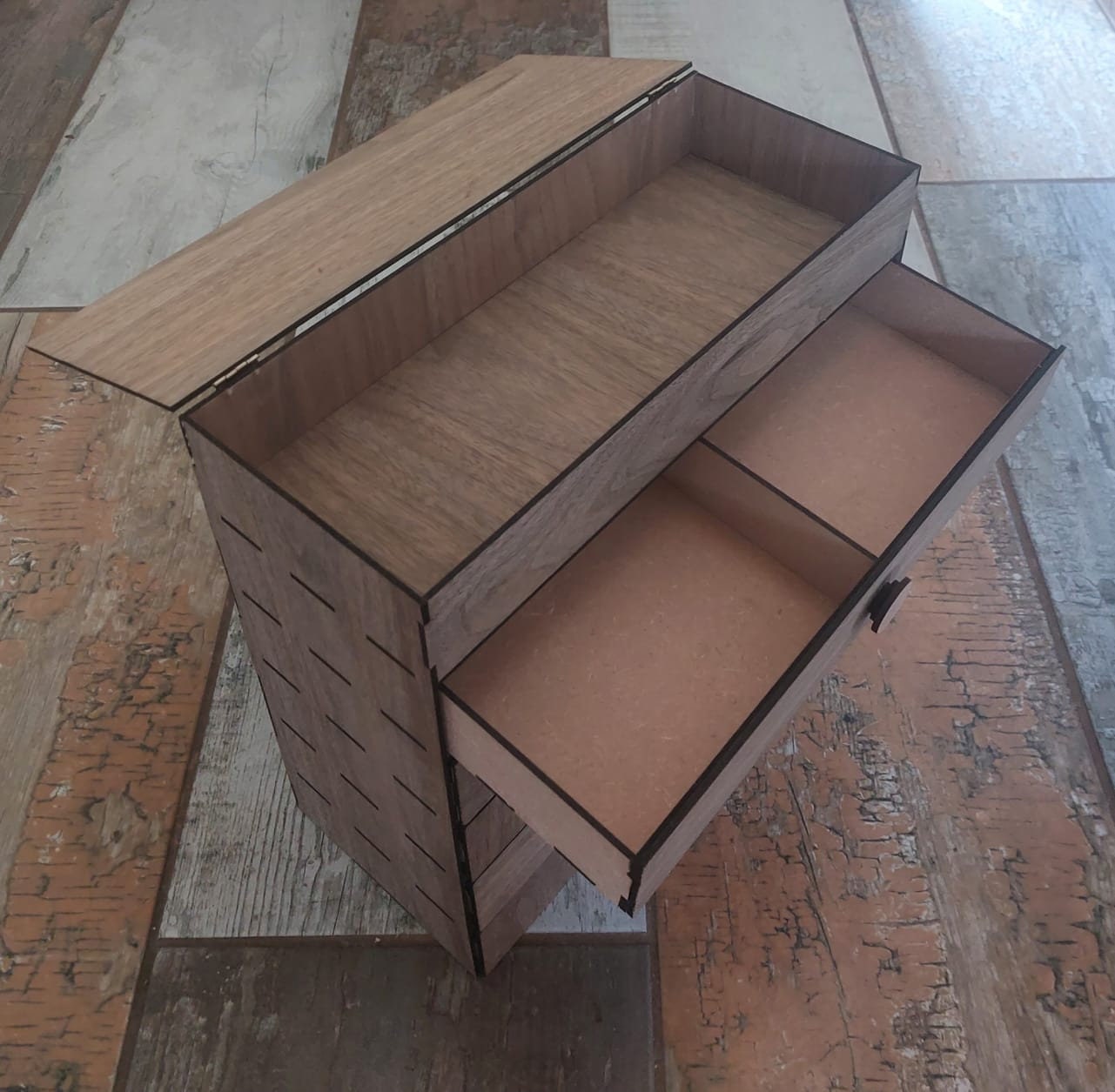 Laser Cut, Digital File. 5 Drawer Cabinet. SVG, DXF and AI File. - Etsy