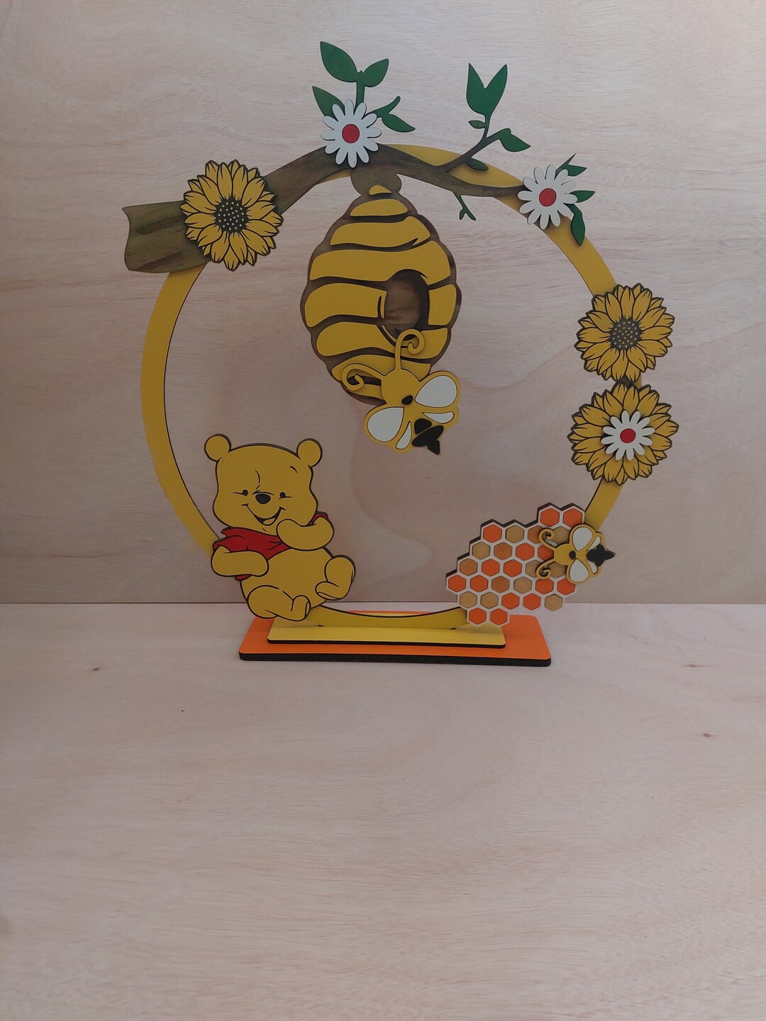 Laser Cut, Digital File. Winnie the Pooh Decoration Stand. SVF, DXF and ...