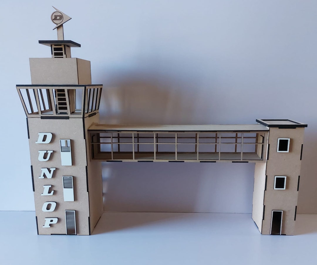 Laser Cut, Digital File. Racing Course Bridge. Start Finish Bridge. AI ...