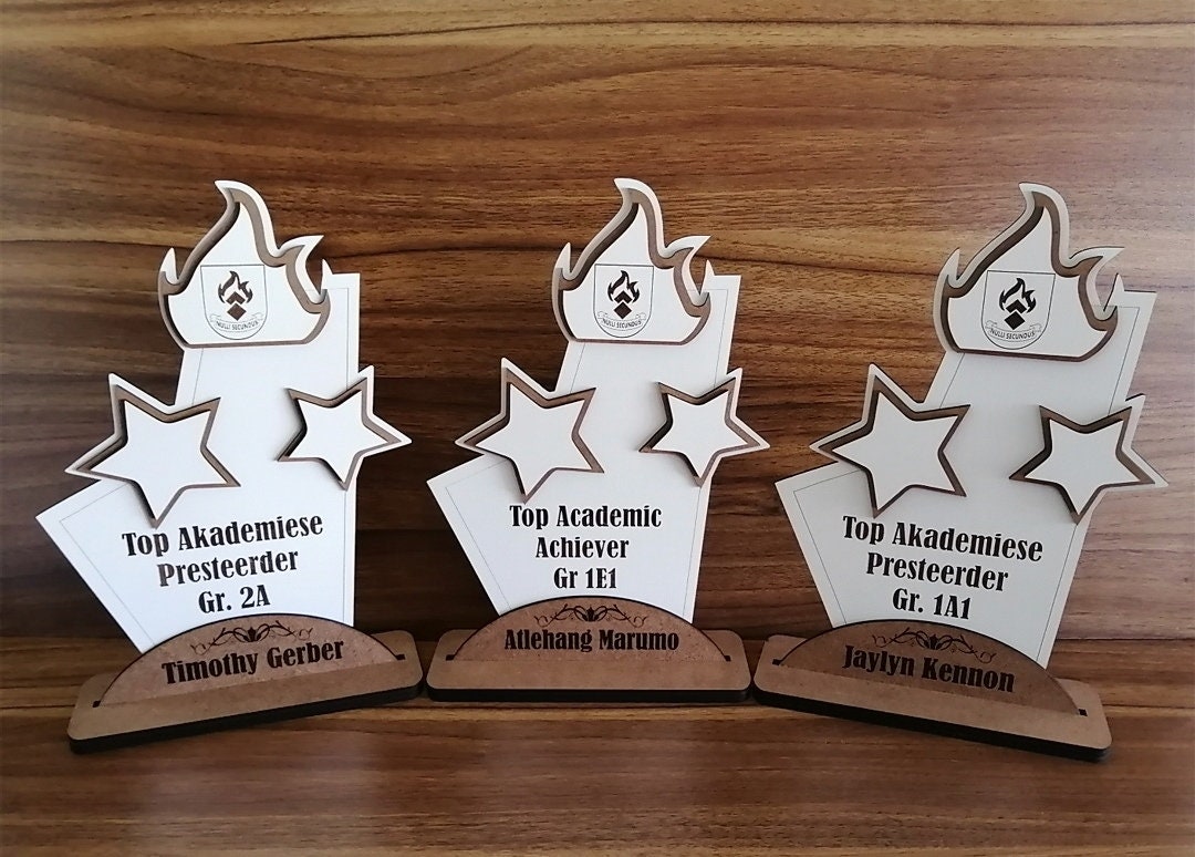 Laser Cut, Digital File. 3 Layer Trophies. SVG,DXF,AI File. - Etsy