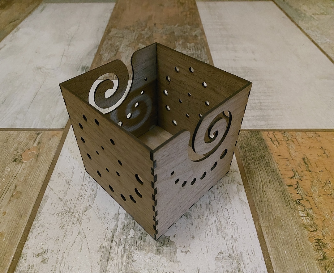 Laser Cut, Digital File. Wooden Crochet, Yarn Holder, Yarn Bowl ...