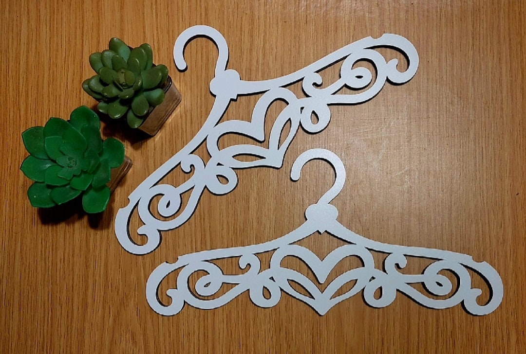 Laser Cut, Digital File. Heart Hangers 3 Sizes. SVG, DXF, AI. - Etsy
