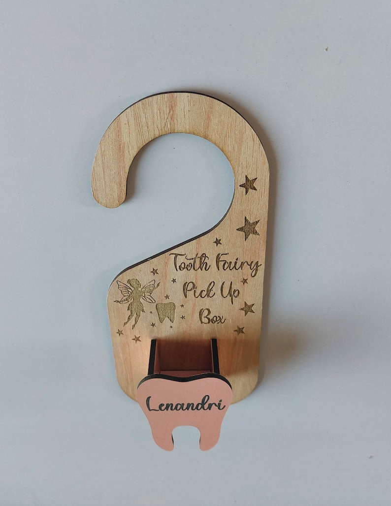 Laser Cut, Digital File. Tooth Fairy Box Hanger. Put in Tooth and ...