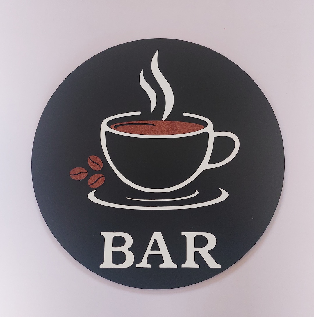 Laser Cut, Digital File. Coffee Bar Sign. SVG,DXF,AI File. - Etsy