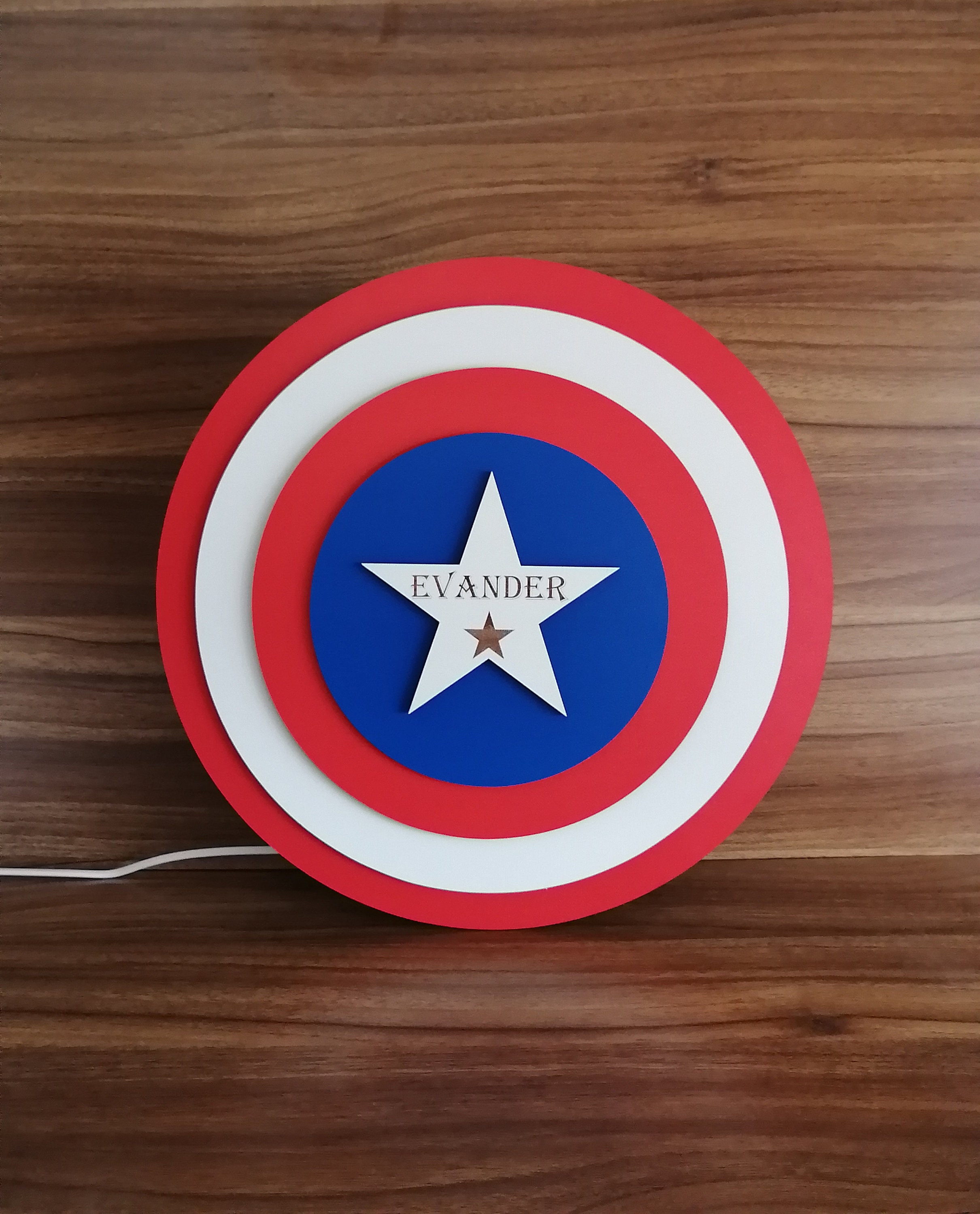 Laser Cut Digital File, Captain Shield. SVG,DXF,AI File. - Etsy