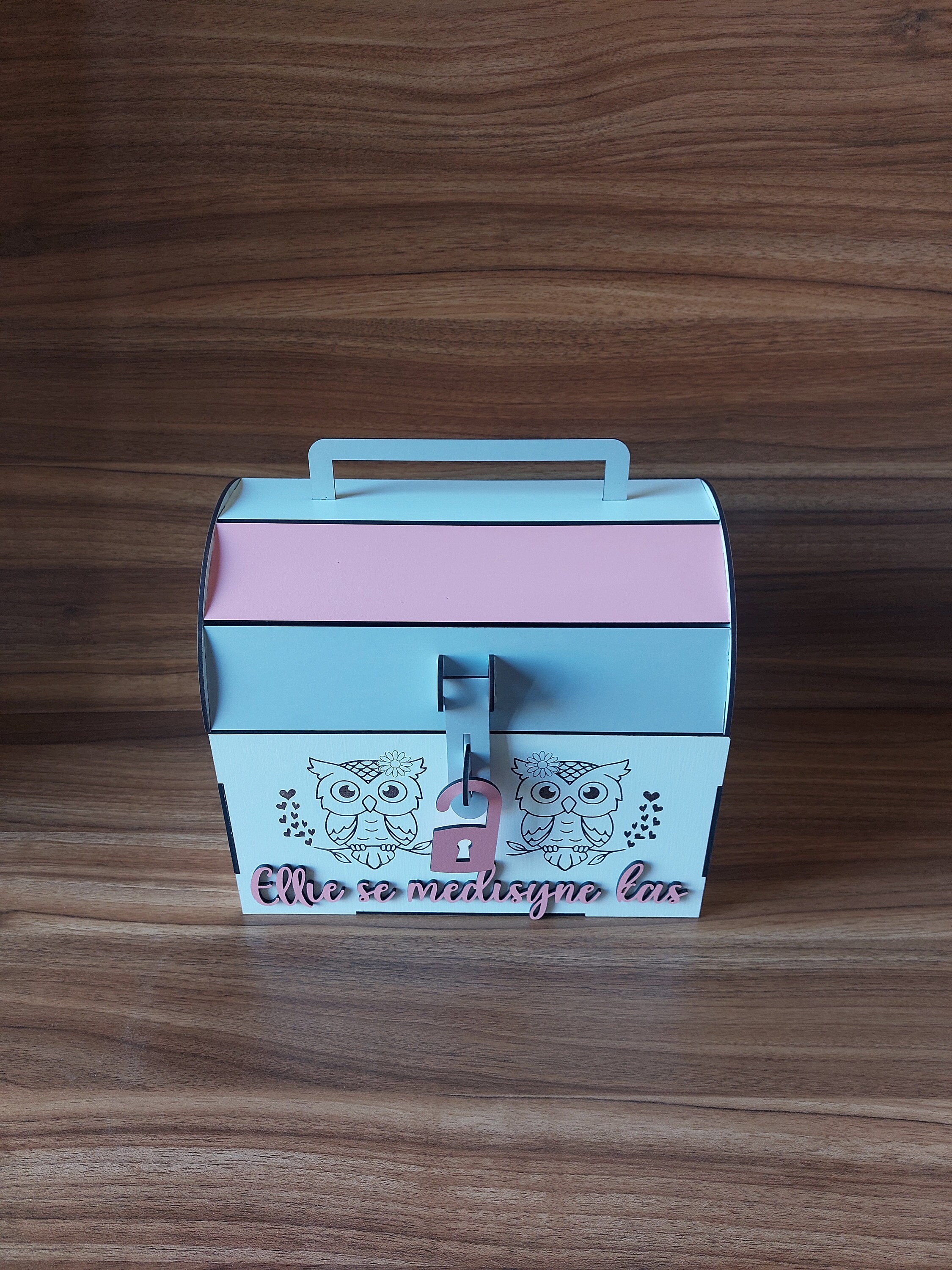 Laser Cut, Digital File. Medicine Box With Owl Engraving. AI,SVG,DXF ...