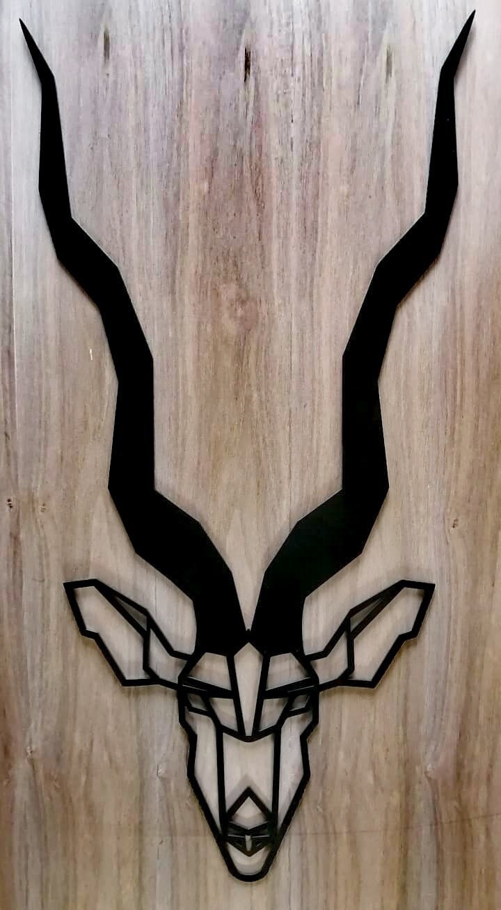 Laser Cut, Digital File. Geometric Deer Head, Kudu. SVG,DXF,AI. - Etsy