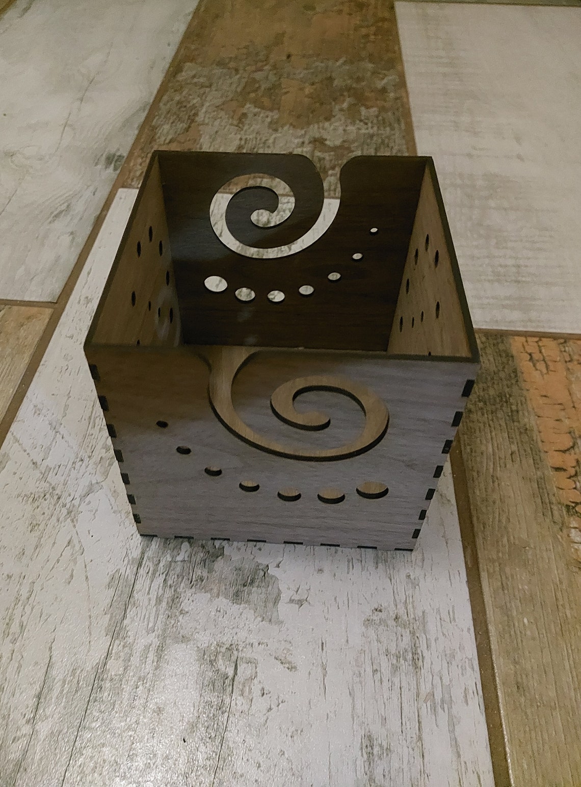 Laser Cut, Digital File. Wooden Crochet, Yarn Holder, Yarn Bowl ...