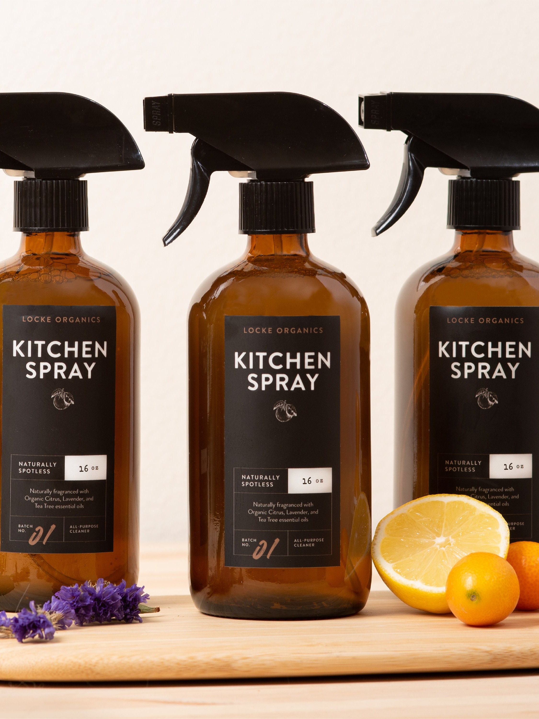 Organic All Purpose Cleaner Essential Oils Glass Bottles - Etsy