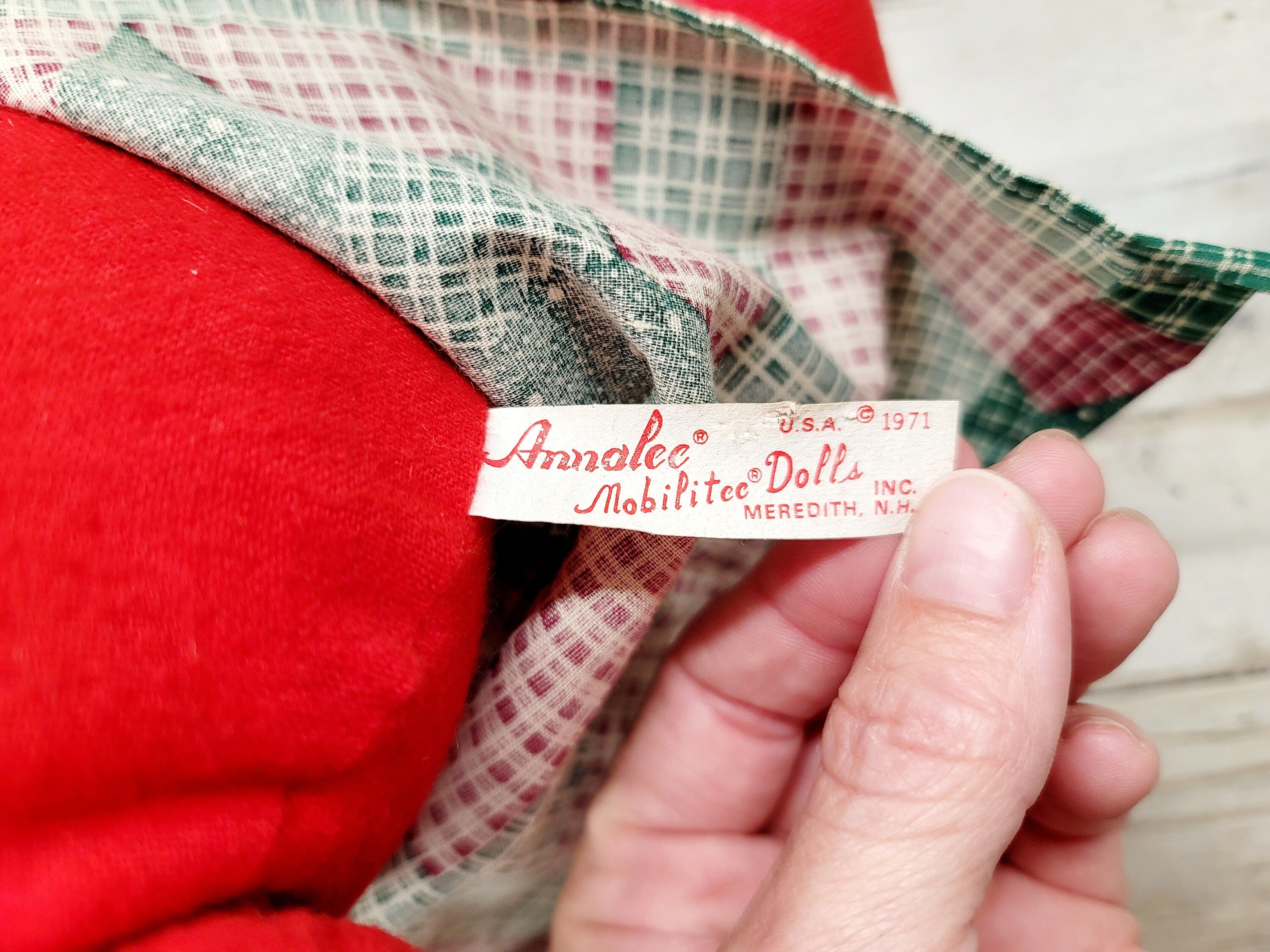 LARGE Mrs. Clause 1971 Annalee Doll/ Christmas Annalee/doll Collection ...