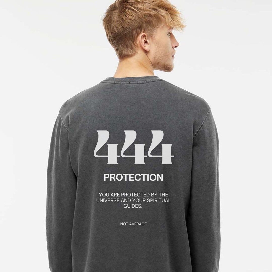 444 Angel Number Crewneck Unisex High-quality Crewneck - Etsy