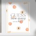 Guess How Many Peach Theme Game; How Many Candies, Peach Rings, in the ...
