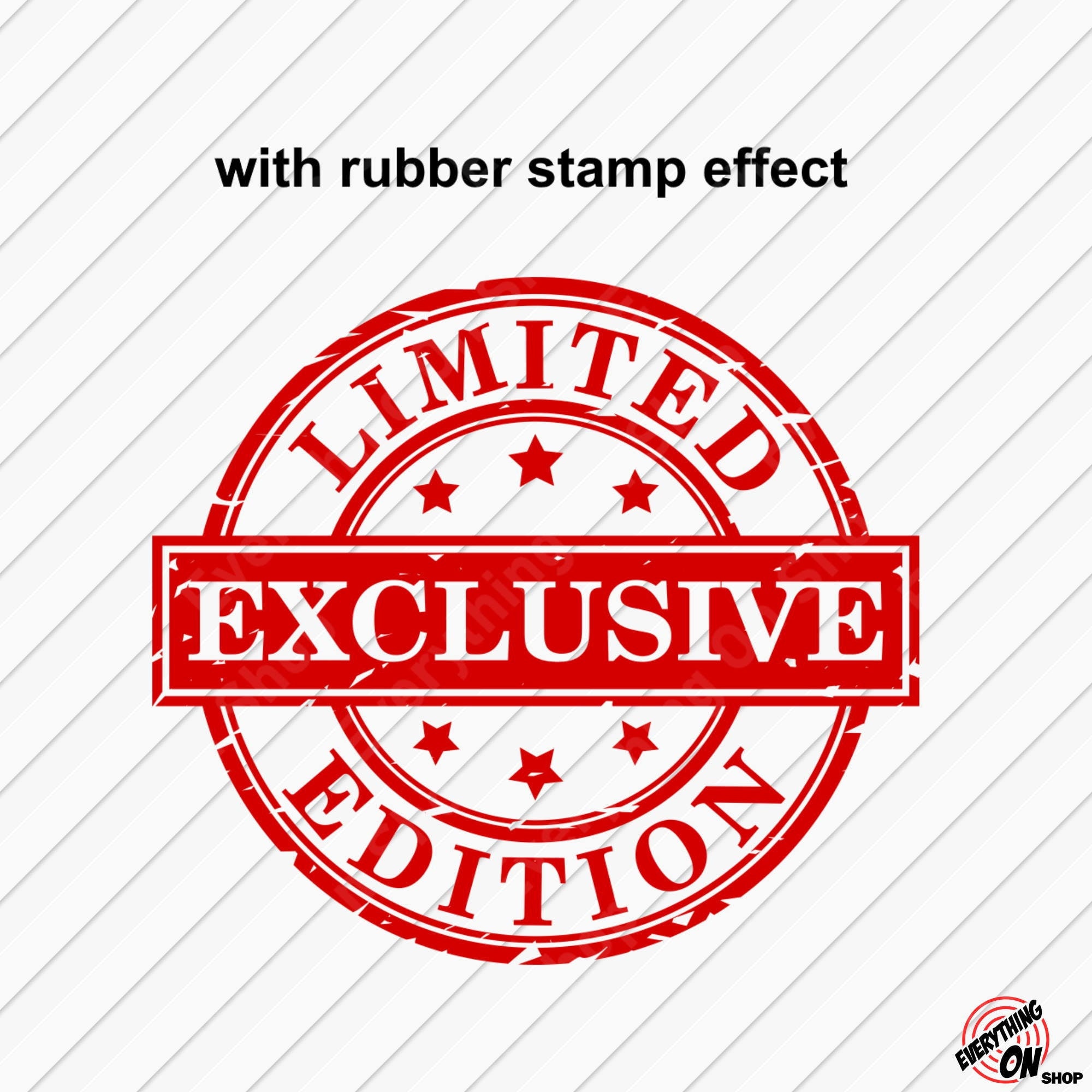 Limited Edition Exclusive Stamp - Svg, Eps, Dxf, Png - With and Without ...