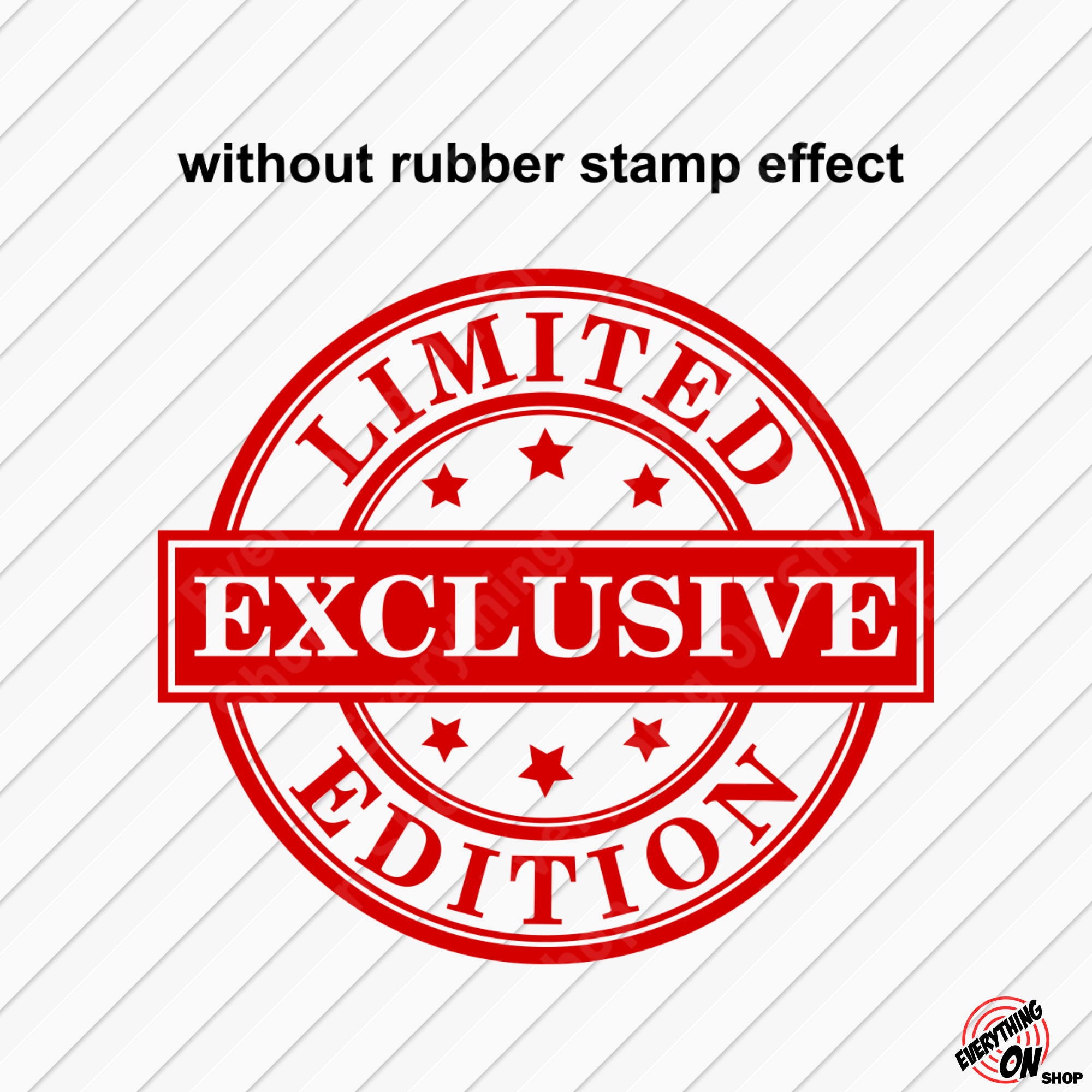 Limited Edition Exclusive Stamp - Svg, Eps, Dxf, Png - With and Without ...