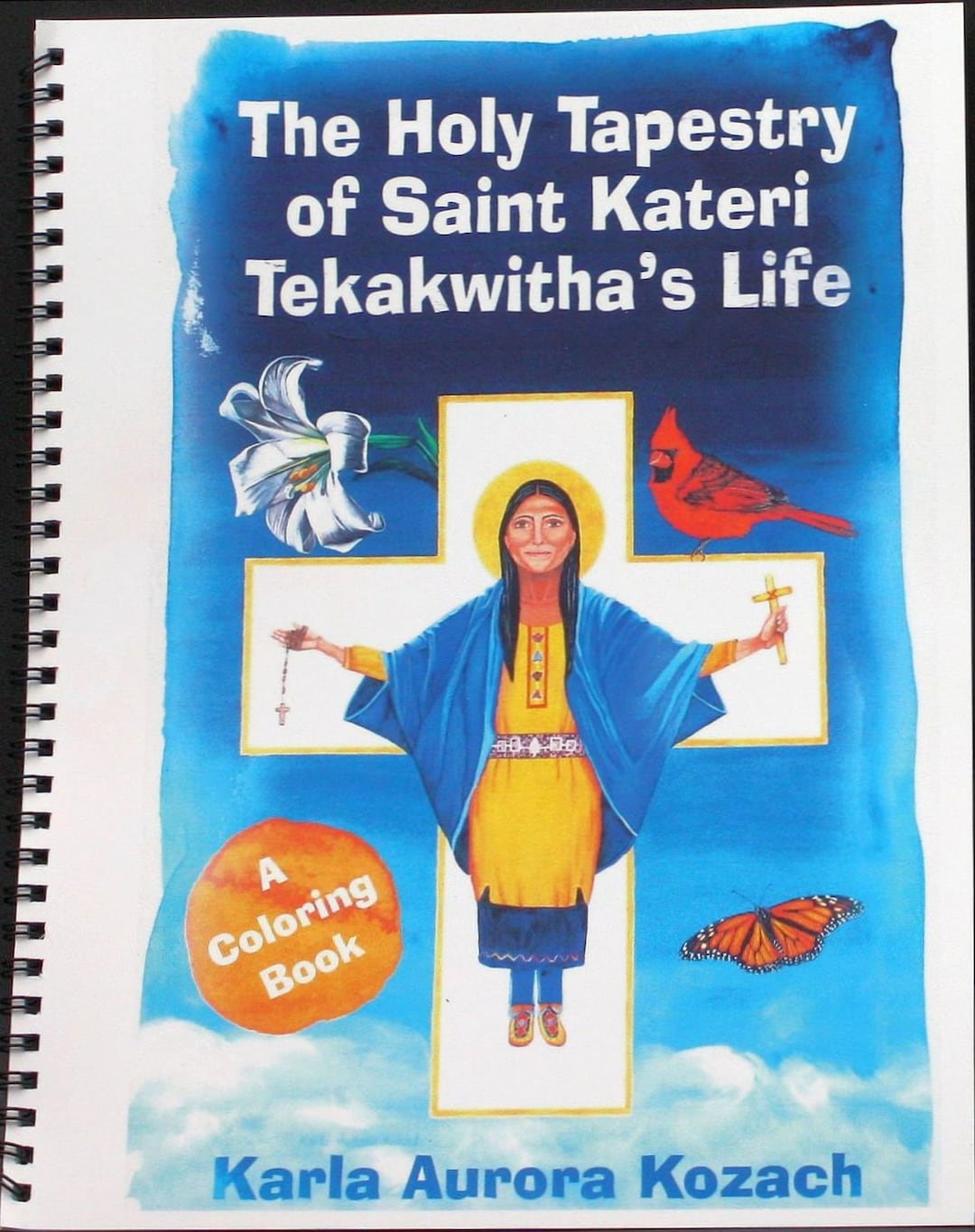 The Holy Tapestry of Saint Kateri Tekakwitha's Life A Coloring Book - Etsy