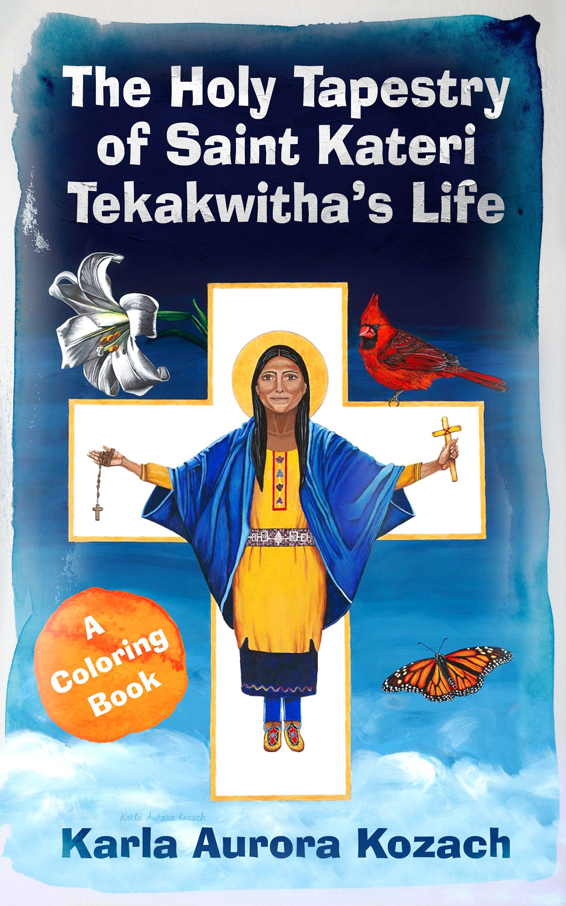 The Holy Tapestry of Saint Kateri Tekakwitha's Life A Coloring Book - Etsy