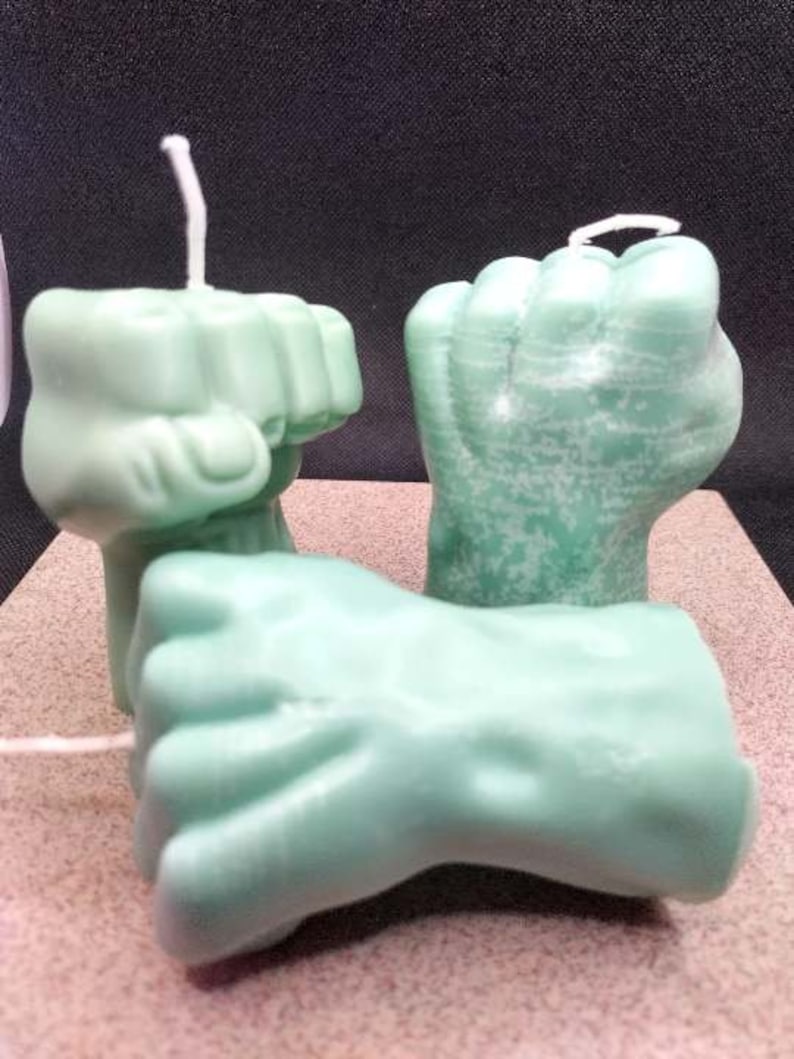 Marvel Incredible Hulk Fist Birthday Candle Cake Topper 3.5 Inch Tall ...