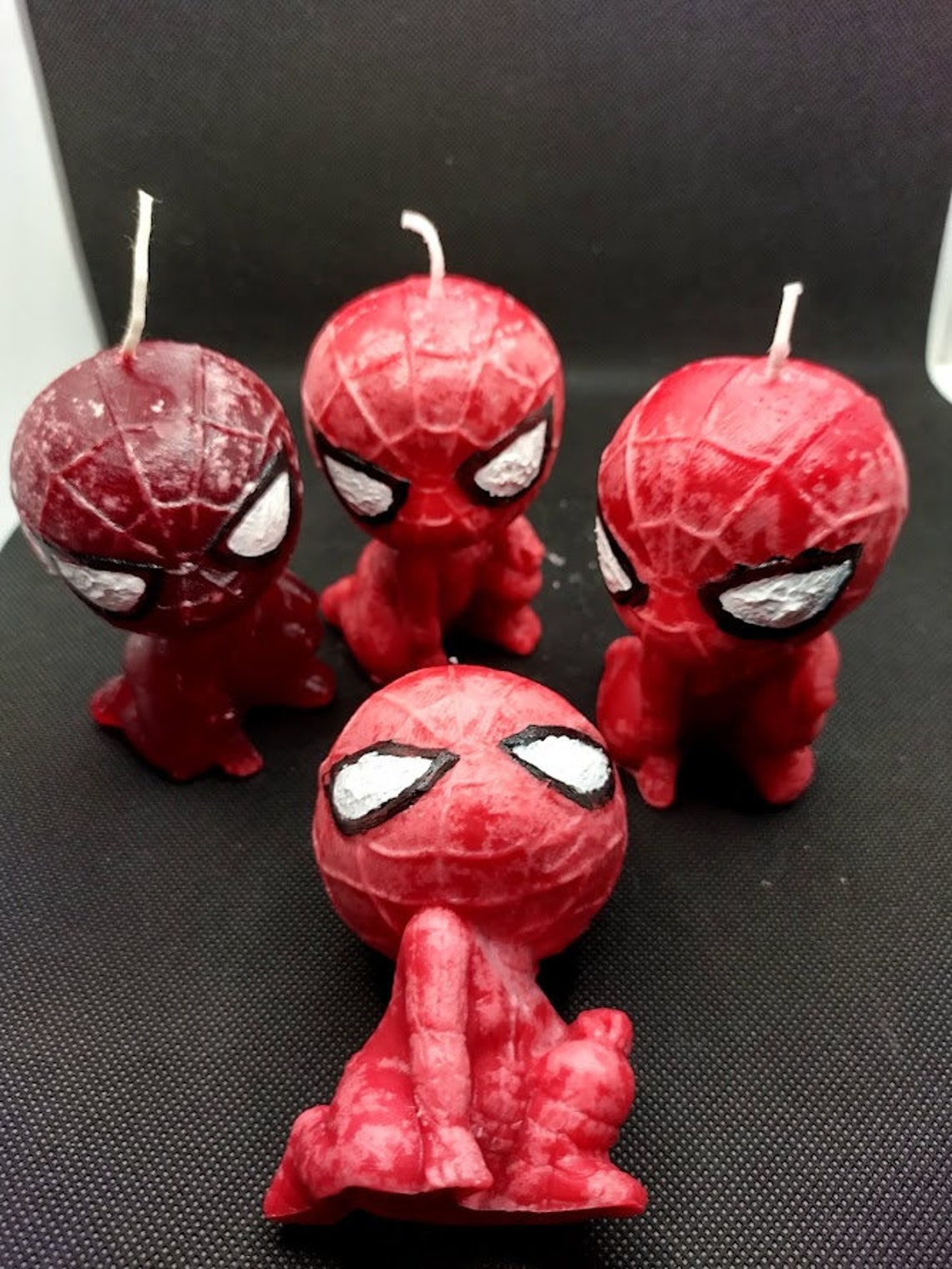 X-large Spiderman Birthday Cake Candle 4" X 2-1/2" - Etsy