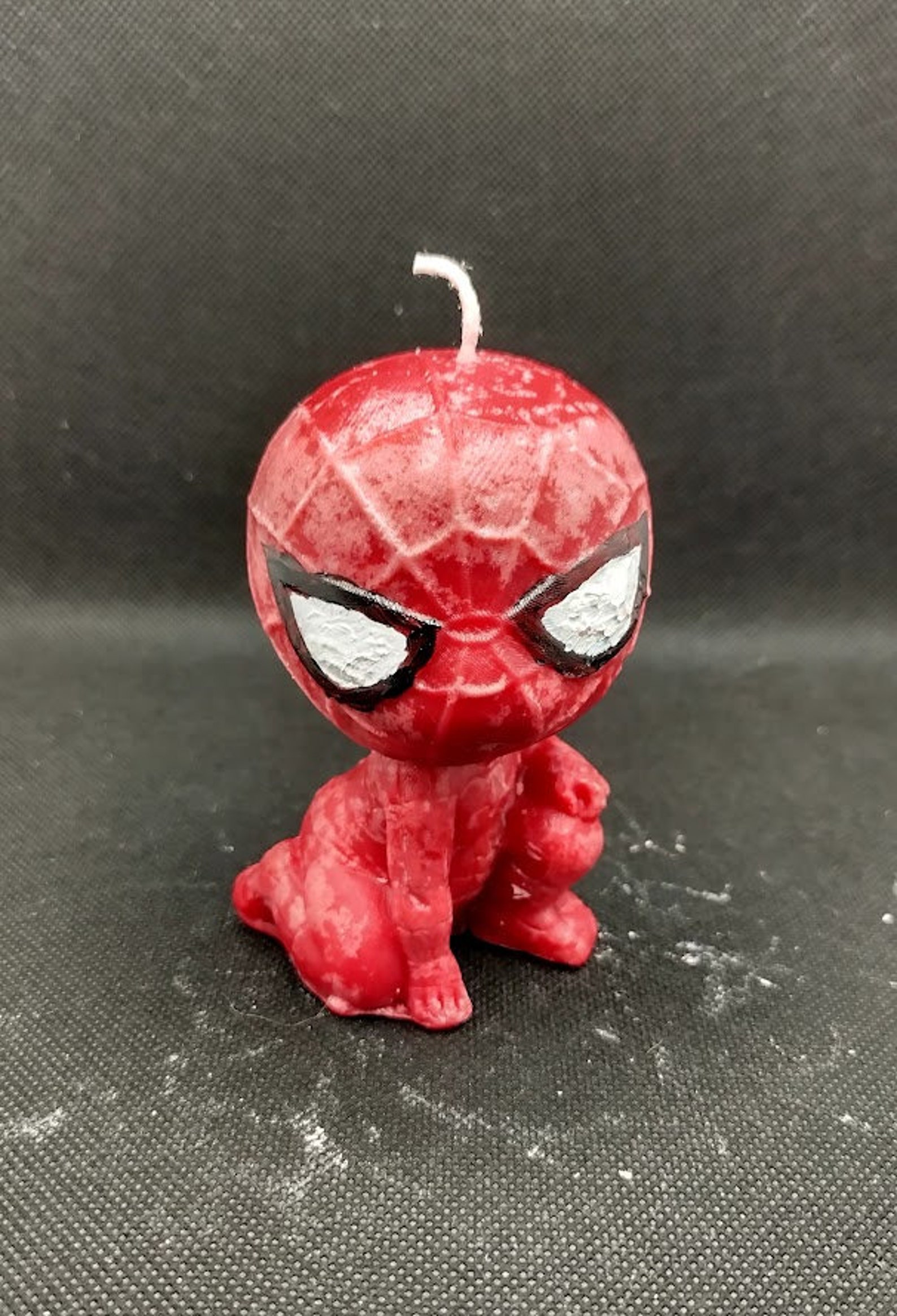 X-large Spiderman Birthday Cake Candle 4" X 2-1/2" - Etsy