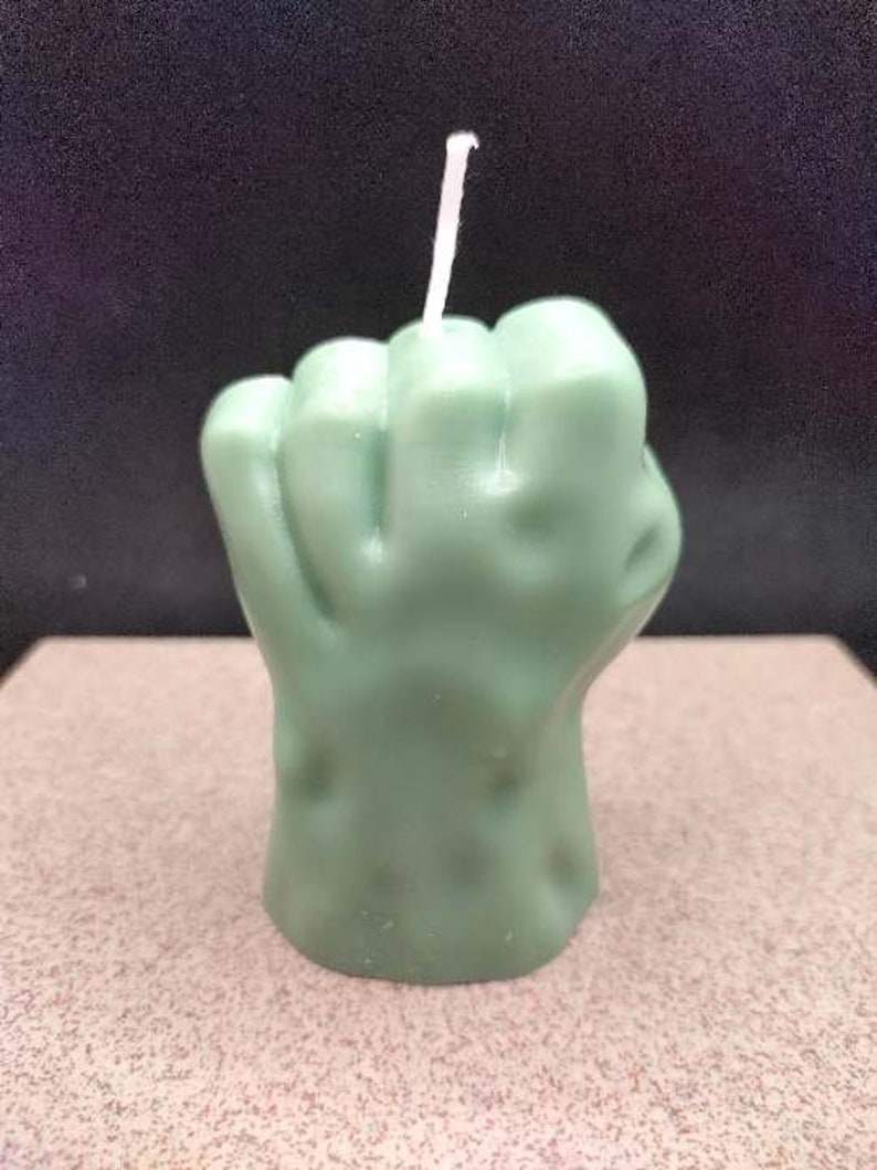 Marvel Incredible Hulk Fist Birthday Candle Cake Topper 3.5 Inch Tall ...