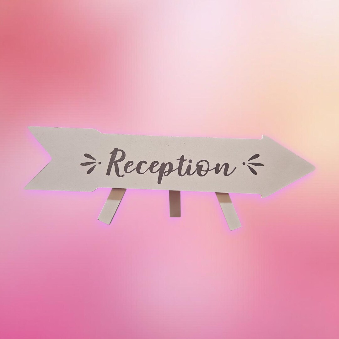 Reception Arrow Self Standing Wedding, Retirement, All, Any, Yours. 13 ...