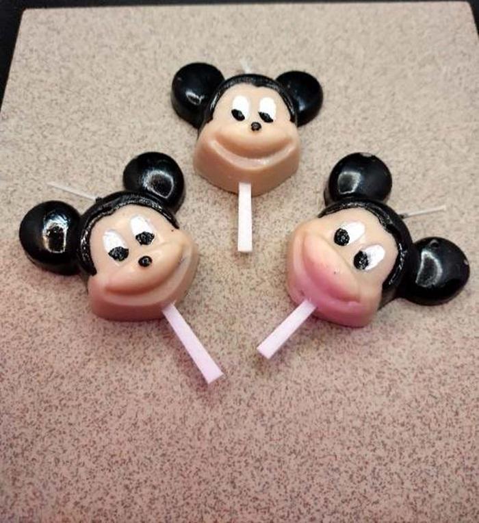 Mickey Mouse Character Birthday Candle Cake Topper 2 Inch Tall - Etsy