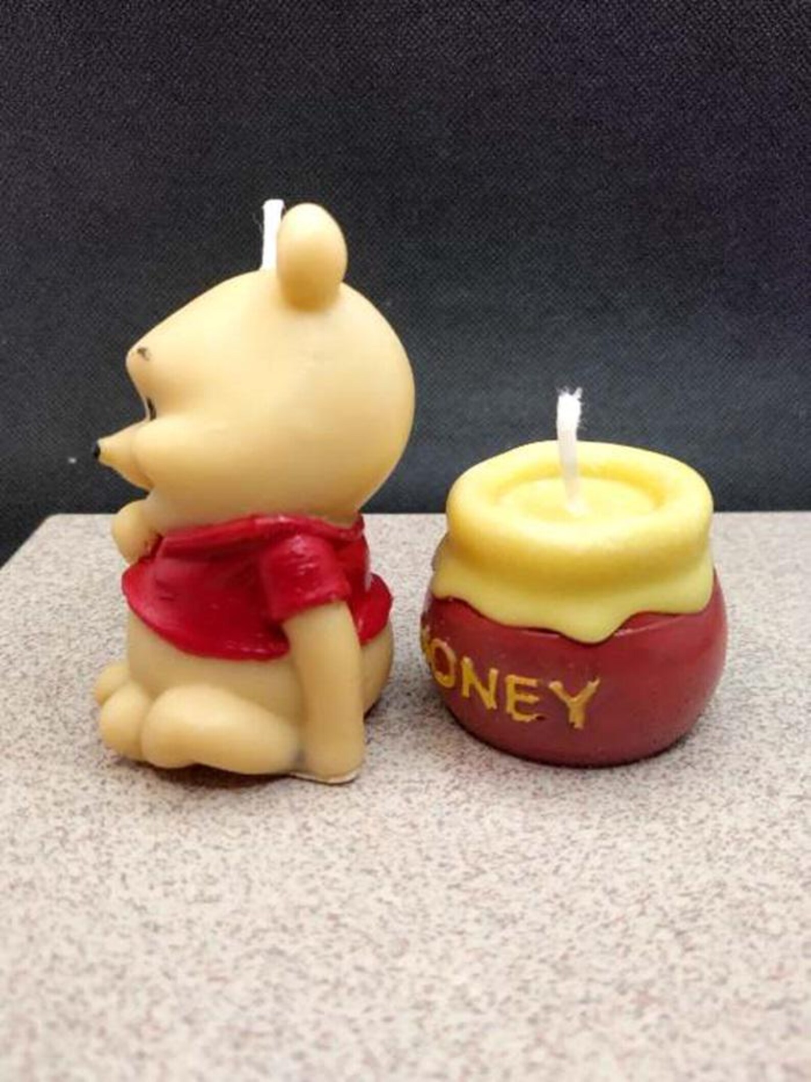Winnie the Pooh and Honey Pot Set Birthday Cake Candle Toppers - Etsy